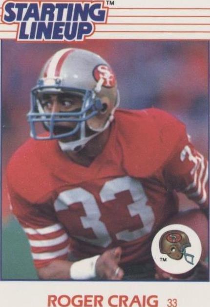 1988 Kenner Starting Lineup Cards - Roger Craig for sale online | eBay