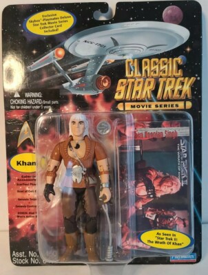 Classic Star Trek Movie Series The Wrath Of Khan Playmates Khan Action ...