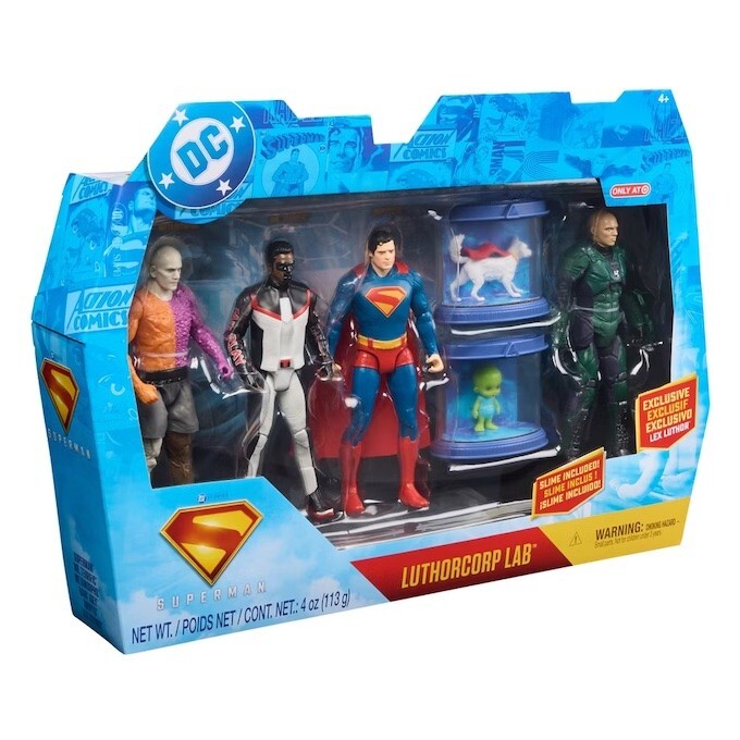 SUPERMAN MOVIE ( 2025 ) TARGET ONLY ( 6" ) LUTHORCORP LAB ( 6 - FIGURE ...