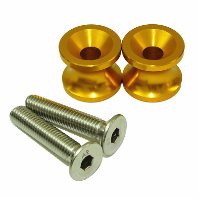 8mm Swingarm Spools Gold For HONDA CBR 600RR 929RR 954RR 1000RR F4 F4i ...