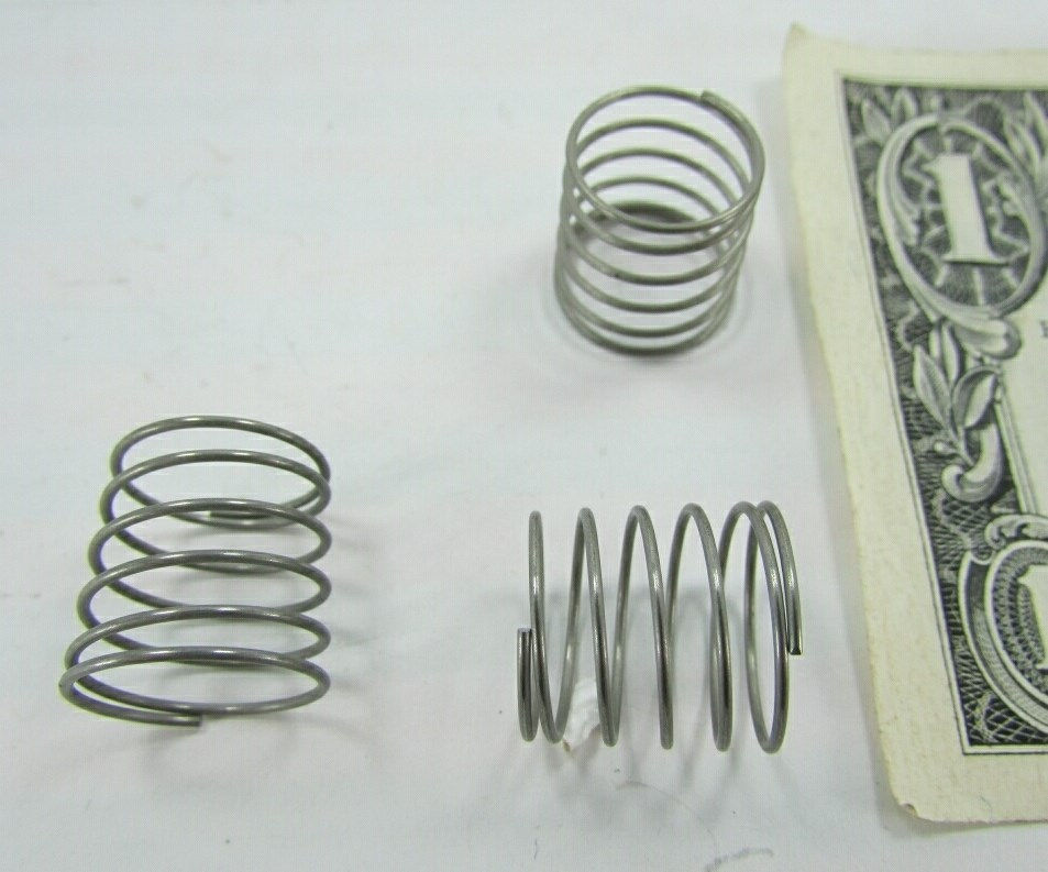 25 Light Duty Coil Springs, 2/3 Pound Tapered Compression .588" OD x ...