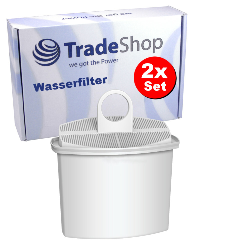 2x Wasserfilter Filterpatrone für Braun 3105 3106 3108 3111 3112 3113 ...