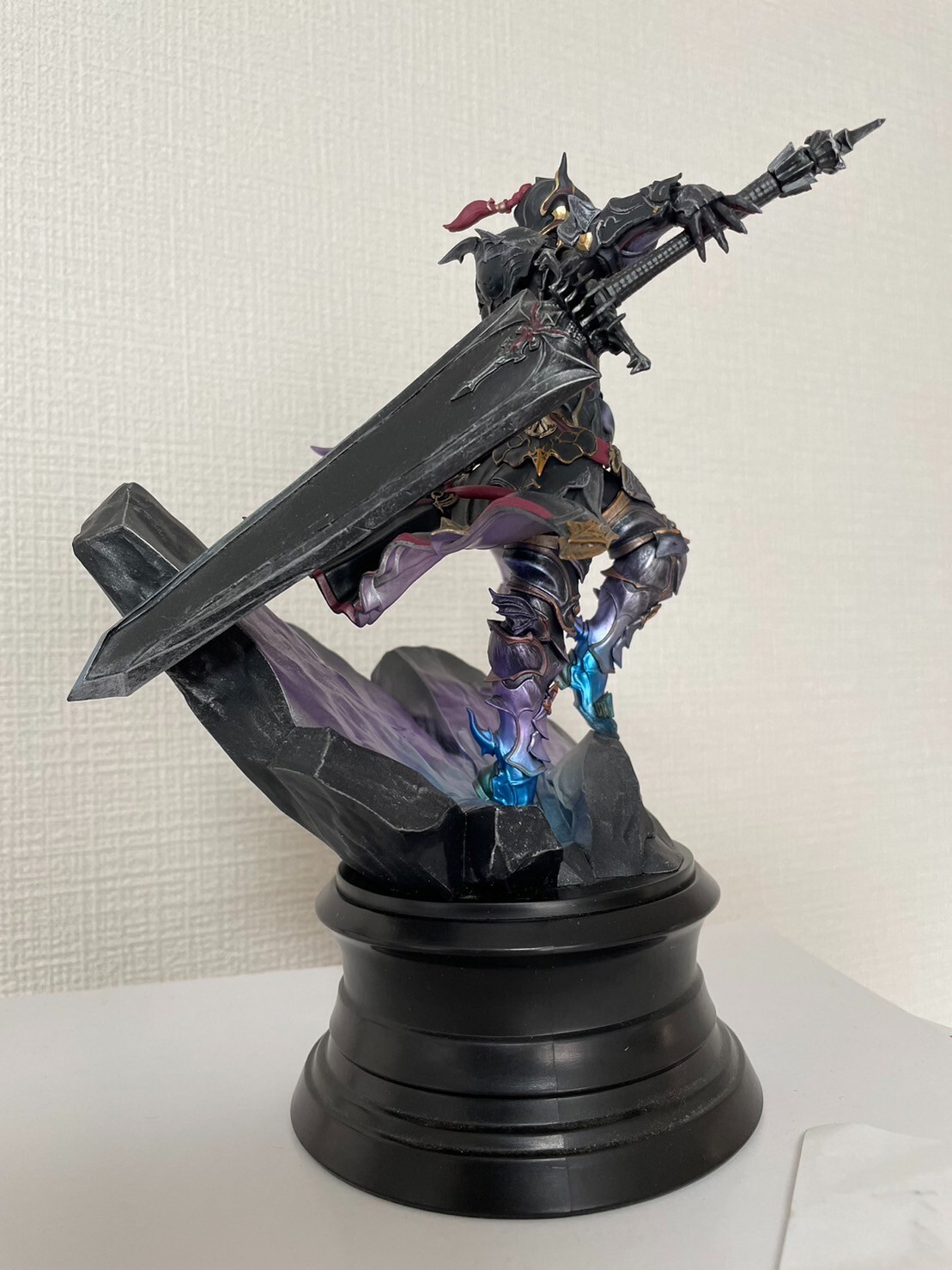 FINAL FANTASY XIV 14 SHADOWBRINGERS Limited Dark Knight figure square ...