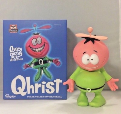 Ron English Cereal Killer Icon Qhrist 8" Vinyl Figure Quisp Parody ...