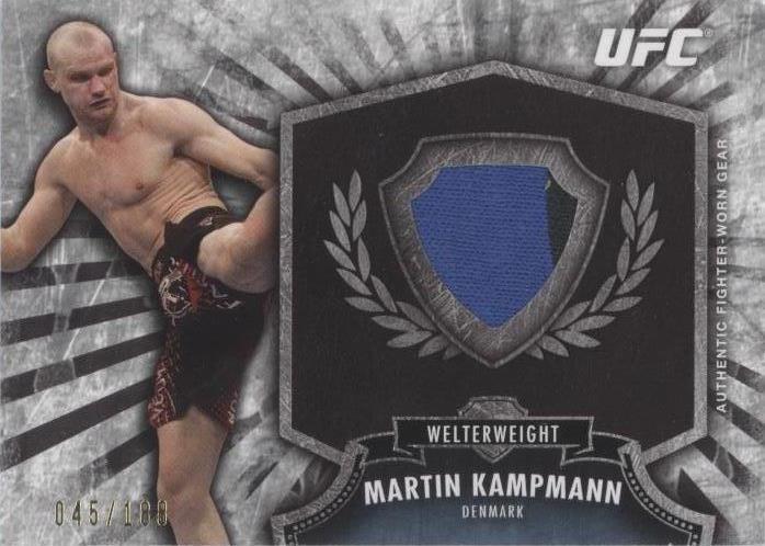 2012 Topps UFC Bloodlines - Fighter Relics Martin Kampmann #FR-MK /188 ...