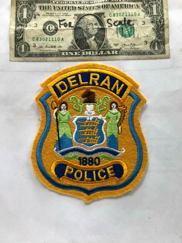 Delran New Jersey Police Patch un-sewn in Great Shape | eBay