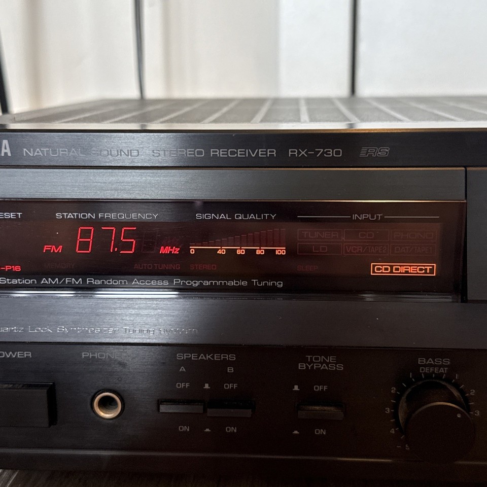 Yamaha RX-730 Natural Sound Stereo Receiver Tested And Working | eBay
