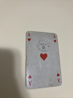 One German Playing Card with Nazi cross Mark. Green Front of Machinery ...
