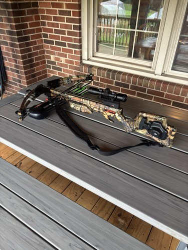 Ten Point Wicked Ridge Crossbow with Scope and Shoulder Strap. | eBay