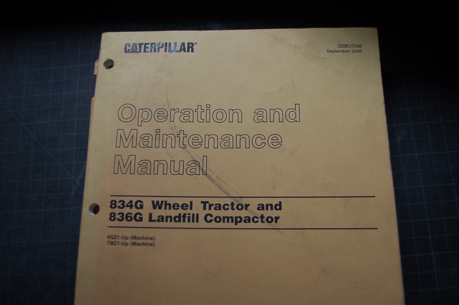 CAT Caterpillar 834G 836G Roller Compactor Operator Operation ...