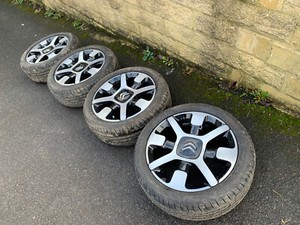 Citroen C3 17” Diamond Cut Alloy Wheels Set 2017-2020 May Fit C4 Cactus ...