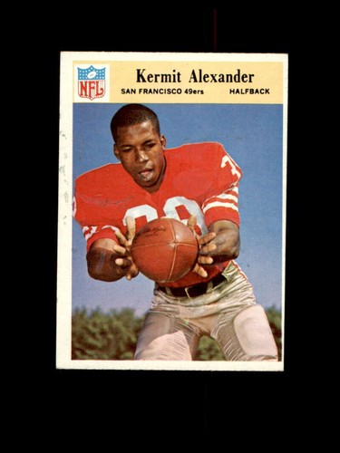 1966 Philadelphia Football #171 Kermit Alexander STARX 5.5 EX+ ...