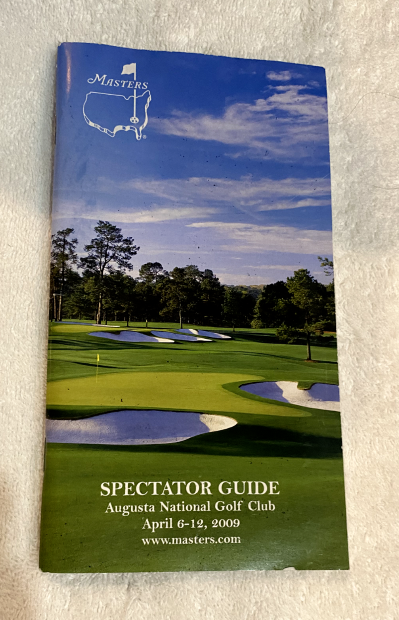 2006 Masters Augusta National Golf Club Spectator Guide Phil Mickelson ...