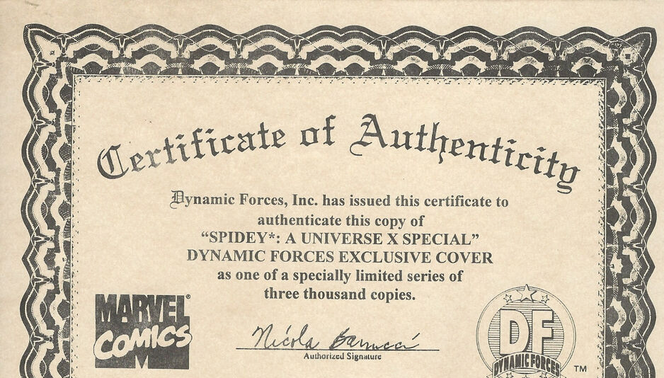 Universe X Special Spidey Variant Comic 2000 - Marvel - Earth X Spider ...