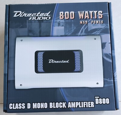 Directed D800 Class D Amplifier 800 Watts MAX POWER, 400 Watts RMS ...