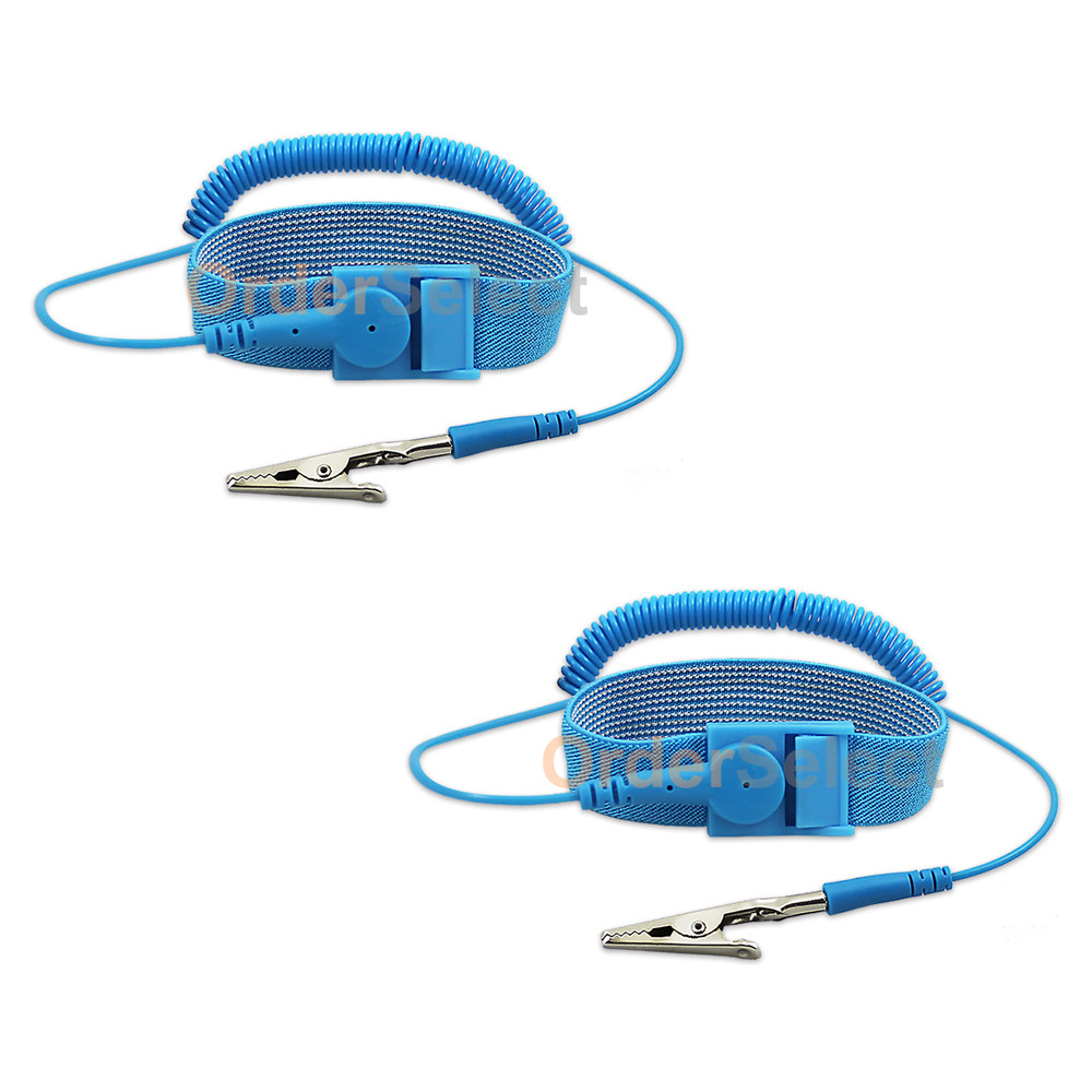2X Anti-static Antistatic ESD Ground Strap Wrist Band Grounding ...