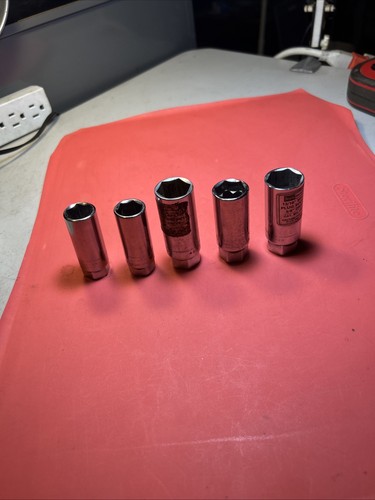 CRAFTSMAN - 3/8” Drive Spark Plug Socket Lot , (5/8” , 3/4” & 13/16 ...