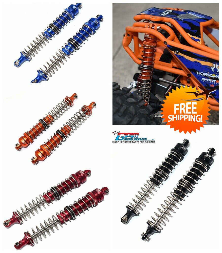 GPM Metal Alloy CNC Front Shock Absorber Spring for Axial 1/10 RBX10 ...