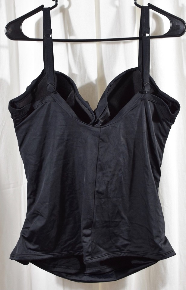 City Chic Basic Underwire Tankini Top Plus Size Small | eBay