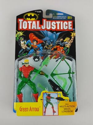 Green Arrow Total Justice DC Comics Action Figure Vintage Kenner 1997 ...