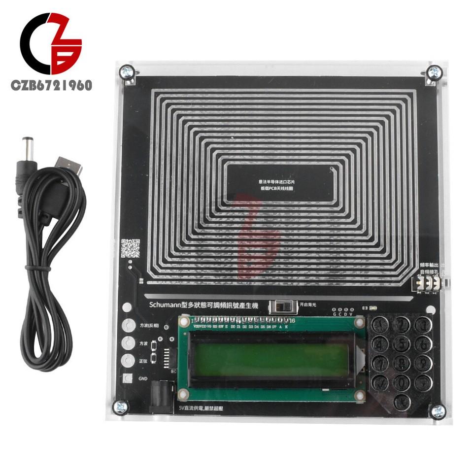 Schumann Wave Generator Adjustable 0.1HZ~30KHZ Sine+Square+Inverted ...