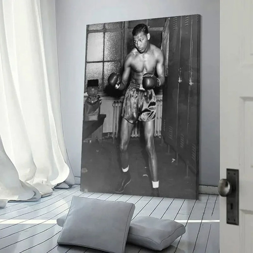 Sugar Ray Robinson Canvas Painting Print Picture Wall Framed Art 24x36 ...
