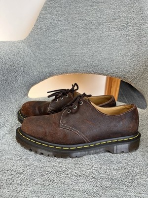 Dr Martens 1461 Made In England Wax Leather Commander Oxford Shoes Size ...