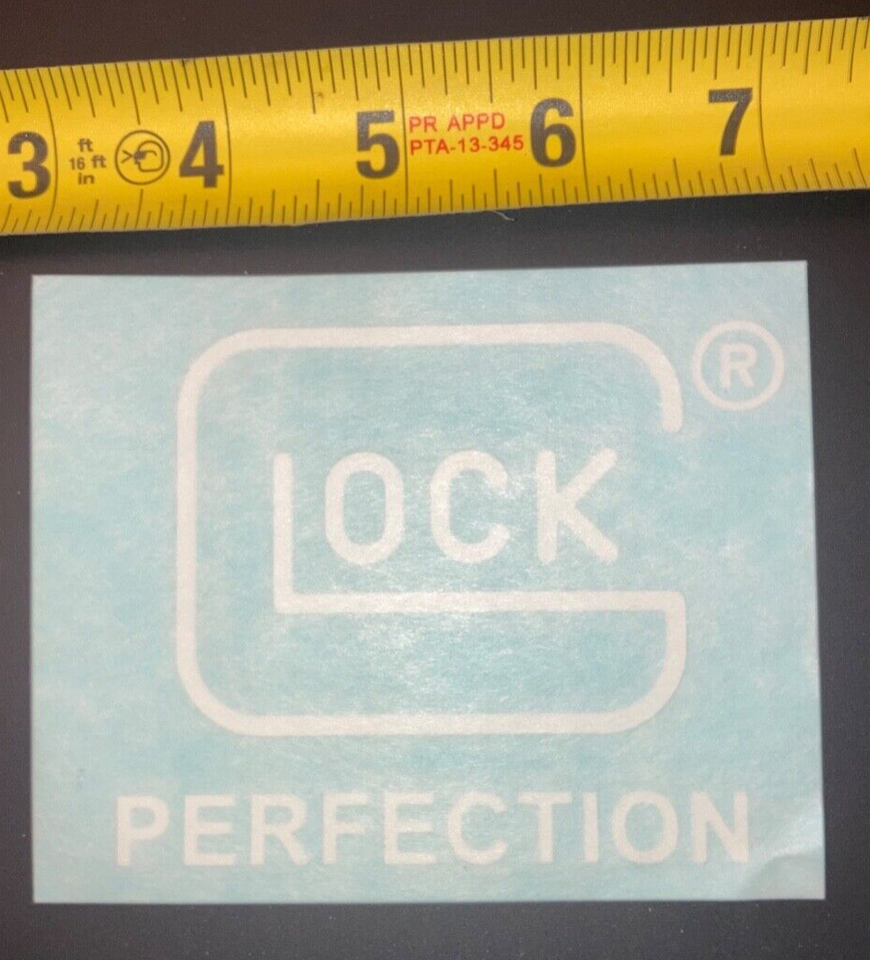 LOT OF 25 GLOCK PERFECTION PEEL-OFF DECALS - GENUINE GLOCK SWAG - VERY ...