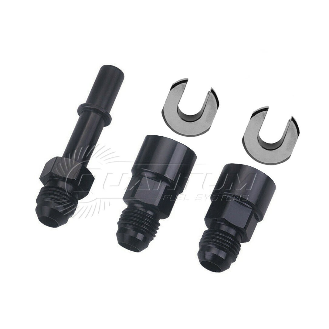 6AN Fuel Rail Line Fitting Kit for C5 Corvette LS Swap for fuel Filter ...