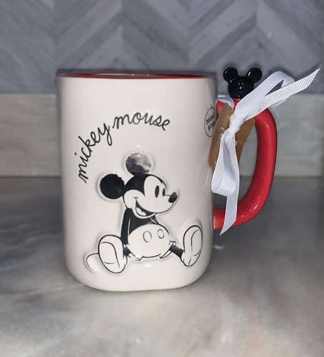 Rae Dunn Disney Mickey Mouse "imagine and believe!" Double-Sided Mug | eBay