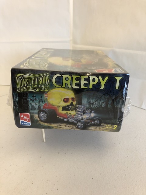 1996 ERTL Creepy T AMT Monster Rods Glow in The Dark Skeleton HOTROD ...