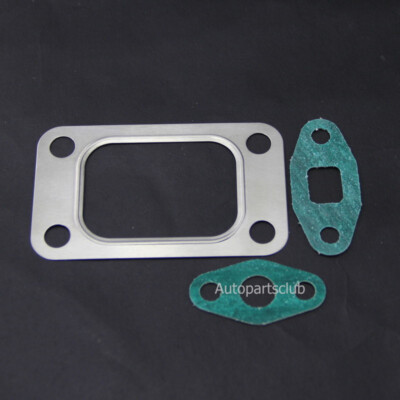 T3 Flange turbo manifold inlet exhaust gasket 4 bolt for T3T4 GT35 T04E ...