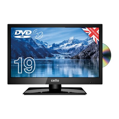 Cello 19 Inch TV & DVD HD Ready LED, Remote Control, Black, C1920F ...