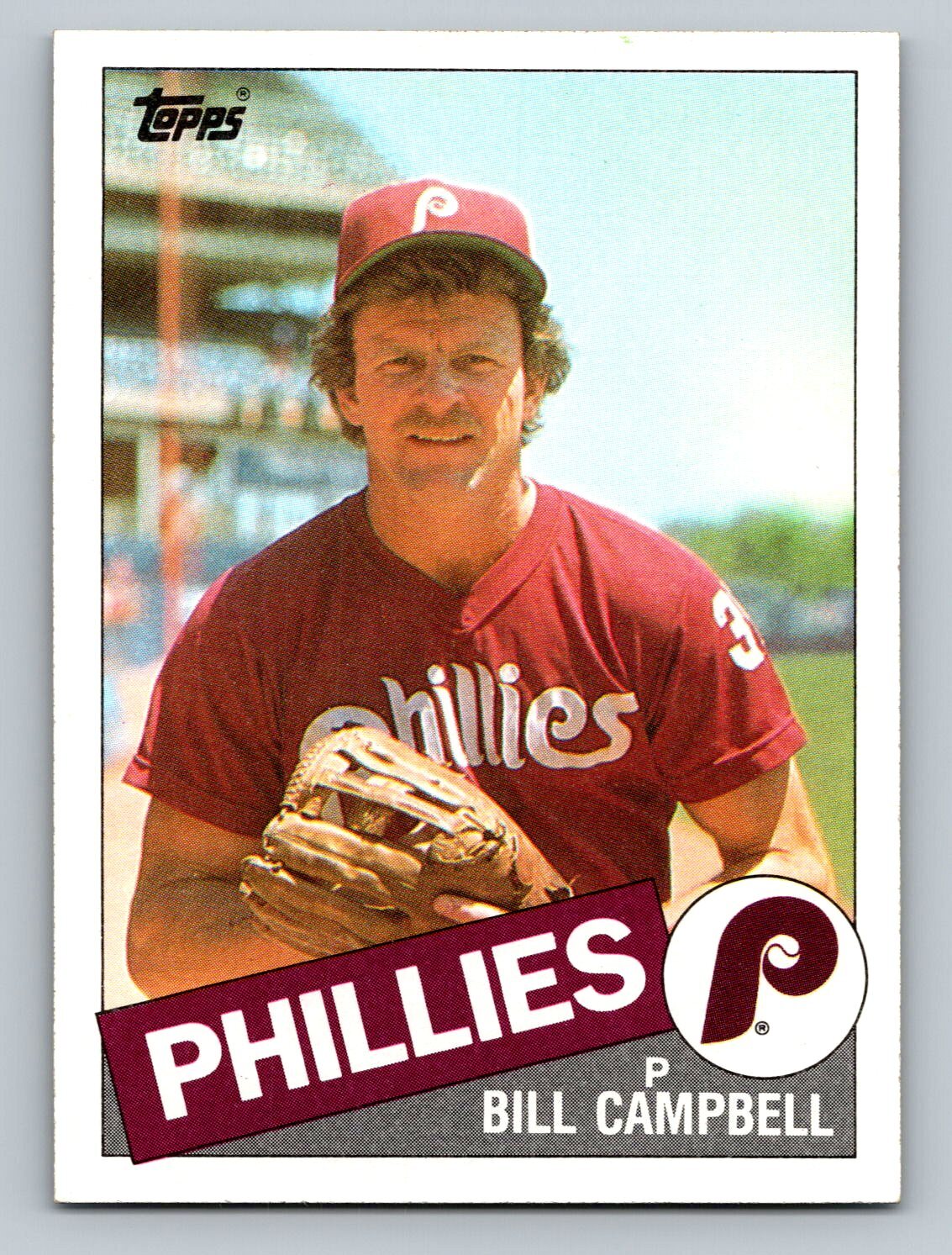 1985 Topps #209 Bill Campbell Philadelphia Phillies | eBay