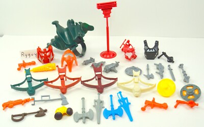 MOTU, Weapons Lot, Masters of the Universe, accessories, He-Man, guns ...