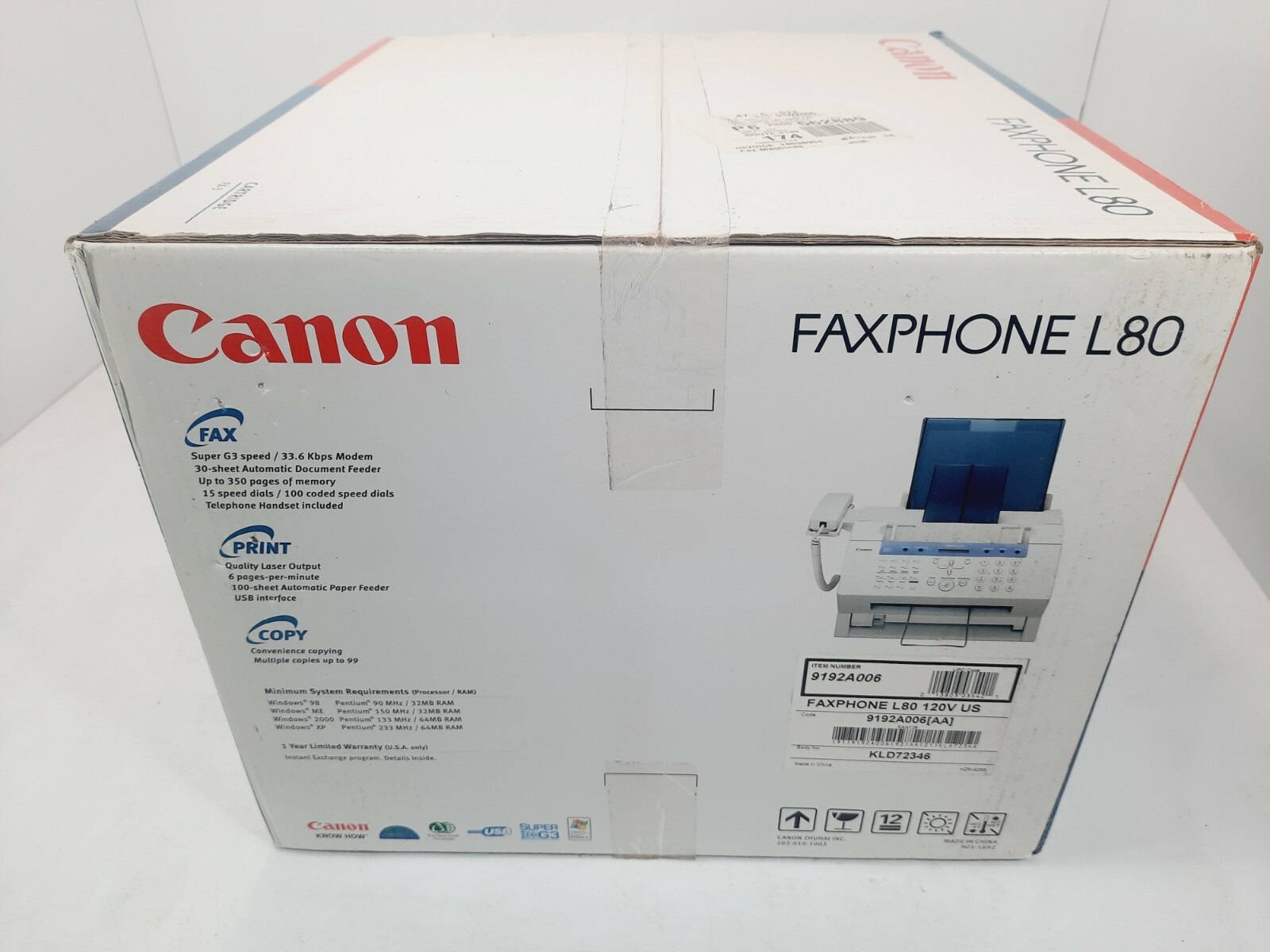 Canon FaxPhone L80 All-In-One Laser Printer for sale online | eBay