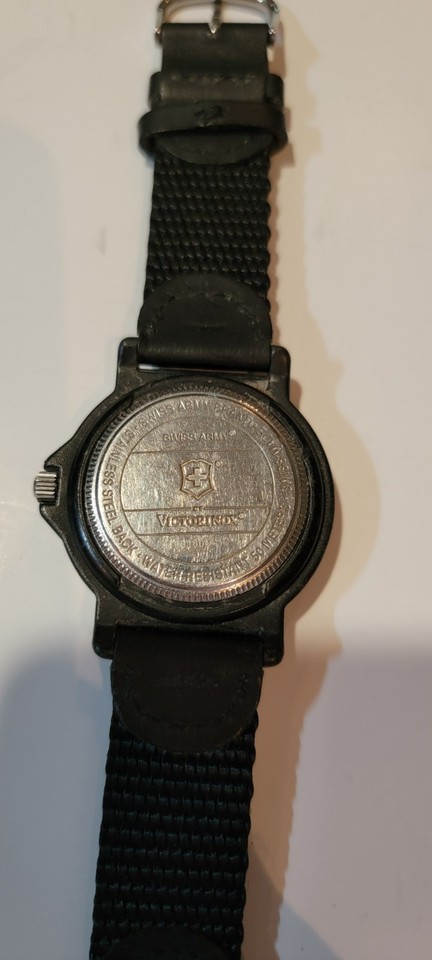 Victorinox Swiss Army Watch No. 24242 In Box Lot Compass Strap READ | eBay