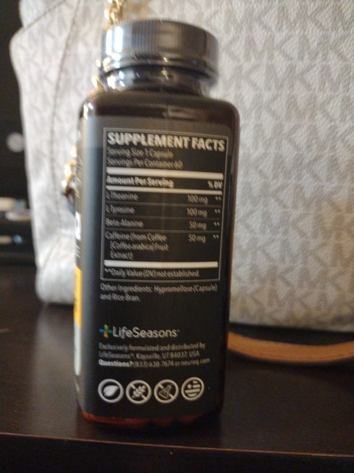 Life Seasons NeuroQ Quick Thinking Boosts Mental Focus 60 Capsules Exp ...