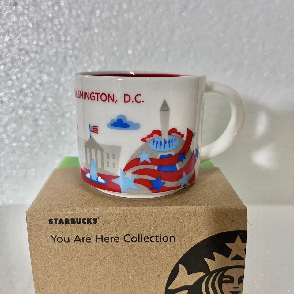 STARBUCKS YAH City Series Mini Ceramic Coffee Mug 2oz/59ml Tea Cups ...