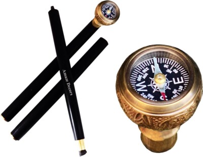 Antique Design Compass Handle Royal Canes Walking Sticks | eBay