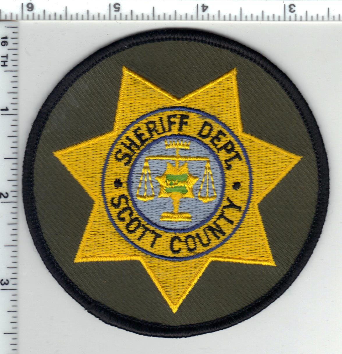 Scott County Sheriff's Department (Iowa) 2nd Issue Shoulder Patch | eBay