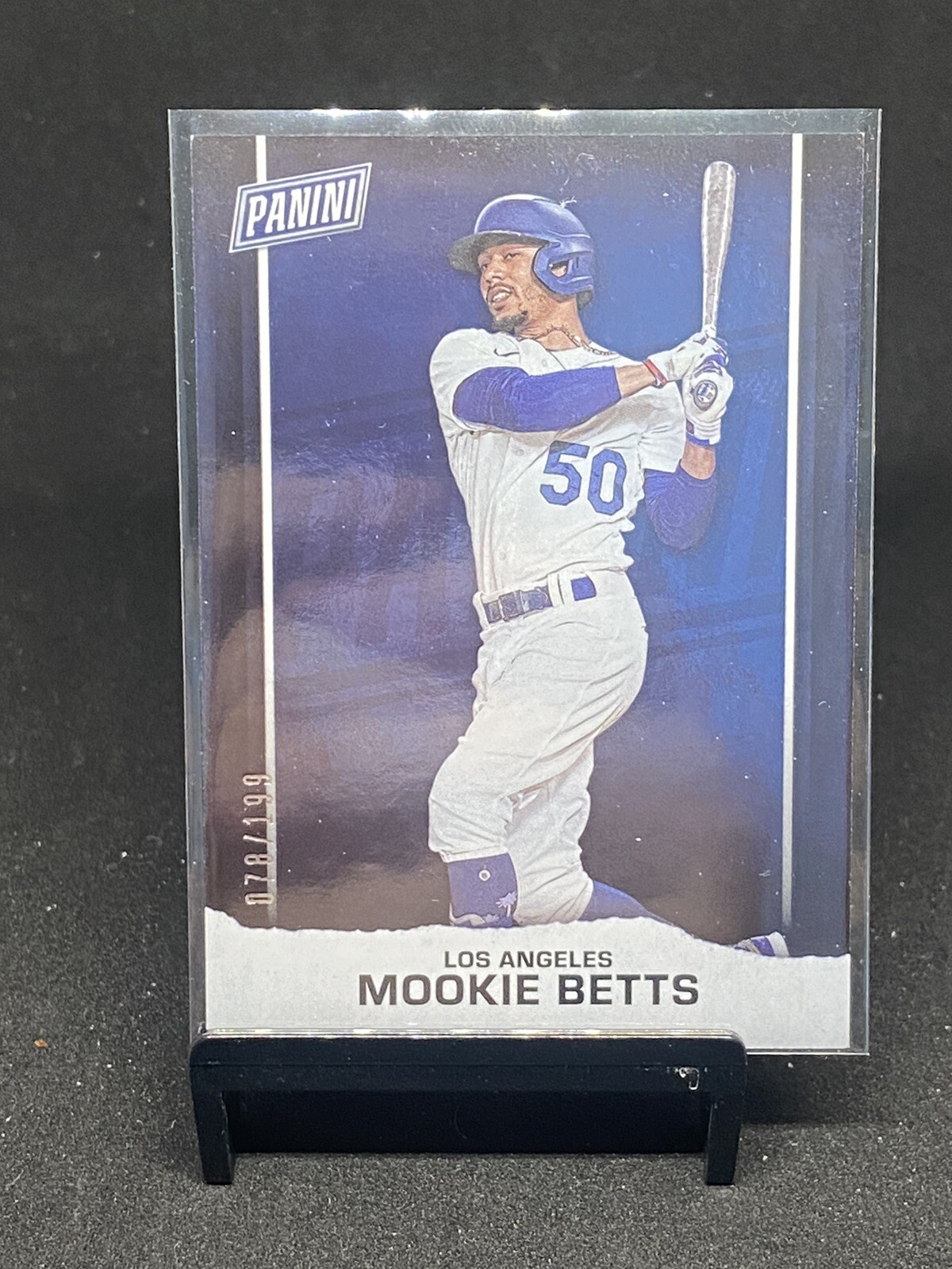 2021 Panini Fathers Day Mookie Betts Foil /199 Parallel SP Dodgers | eBay