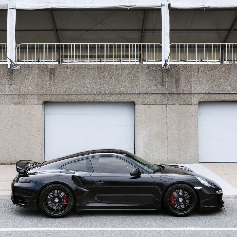 19" HRE FF01 FLOW FORM BLACK CONCAVE WHEELS RIMS FITS PORSCHE 997 911 4 ...