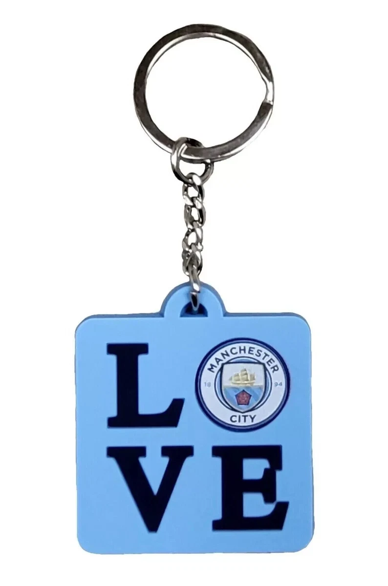 MCFC Keychain Manchester City FC Deluxe Keyring | Taylors Merchandise ...