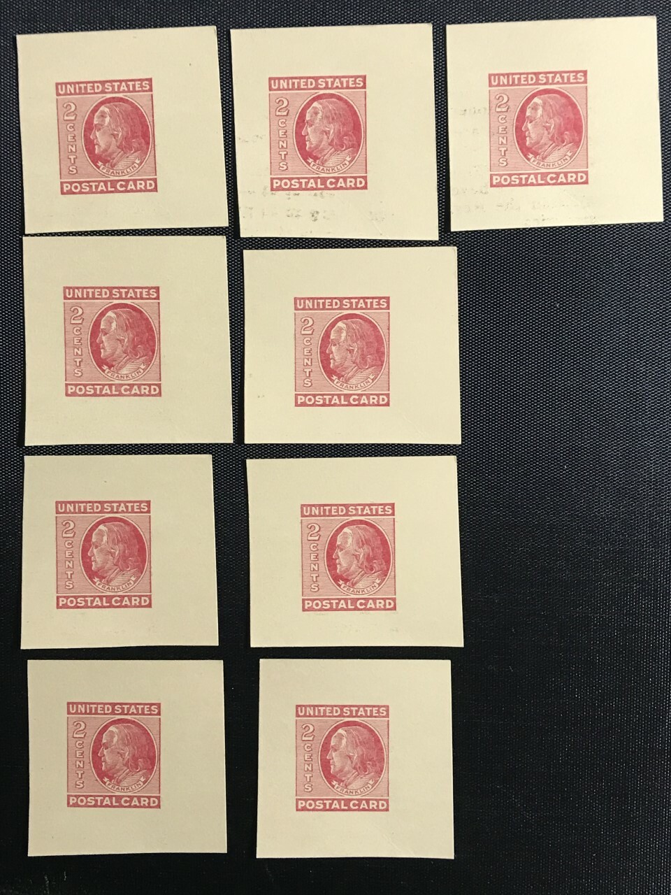 US Postal Card 1951 Ben Franklin - red 2 Cents Scott # UX38 （#11） | eBay