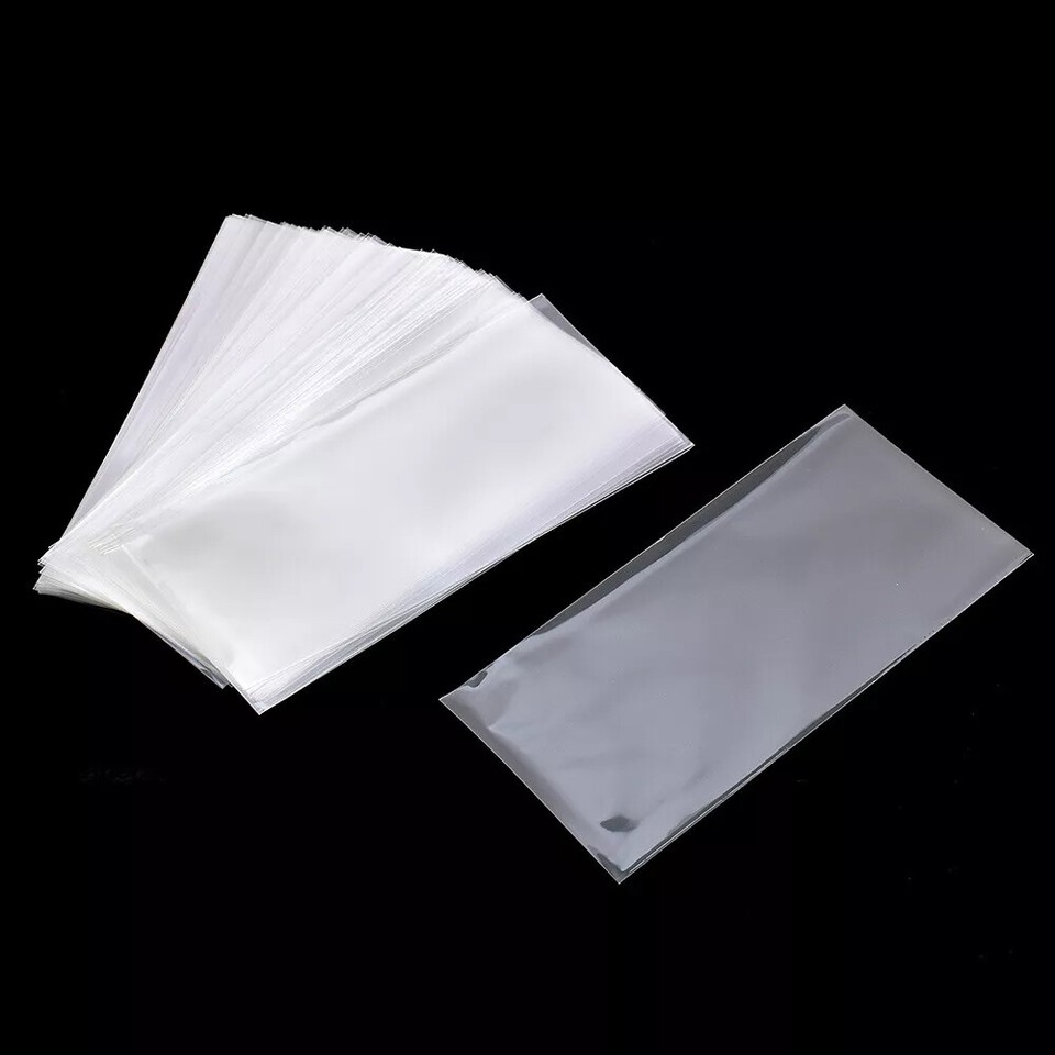 400PC Currency Sleeves Bill Holder Plastic Paper Money Holders for ...