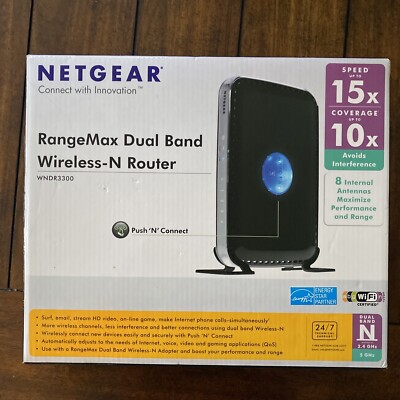 Netgear WNDR3300 300 Mbps 4-Port 10/100 Wireless N Router (WNDR3300 ...