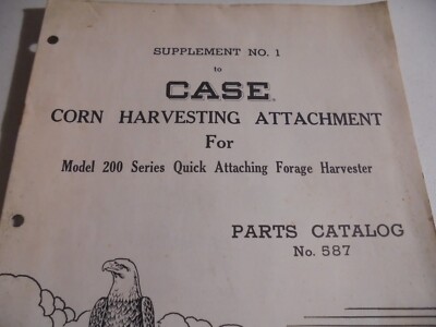 Case Corn Harvesting Attachment 587 | eBay
