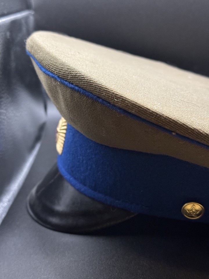 ORIGINAL KGB КГБ VISOR CAP HAT USSR SOVIET AFTER NKVD MGB 1954 EARLY ...