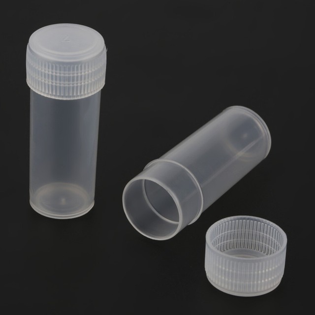 10pcs/lot 5ml/5g Clear Plastic Sample Bottle Small Empty Container ...